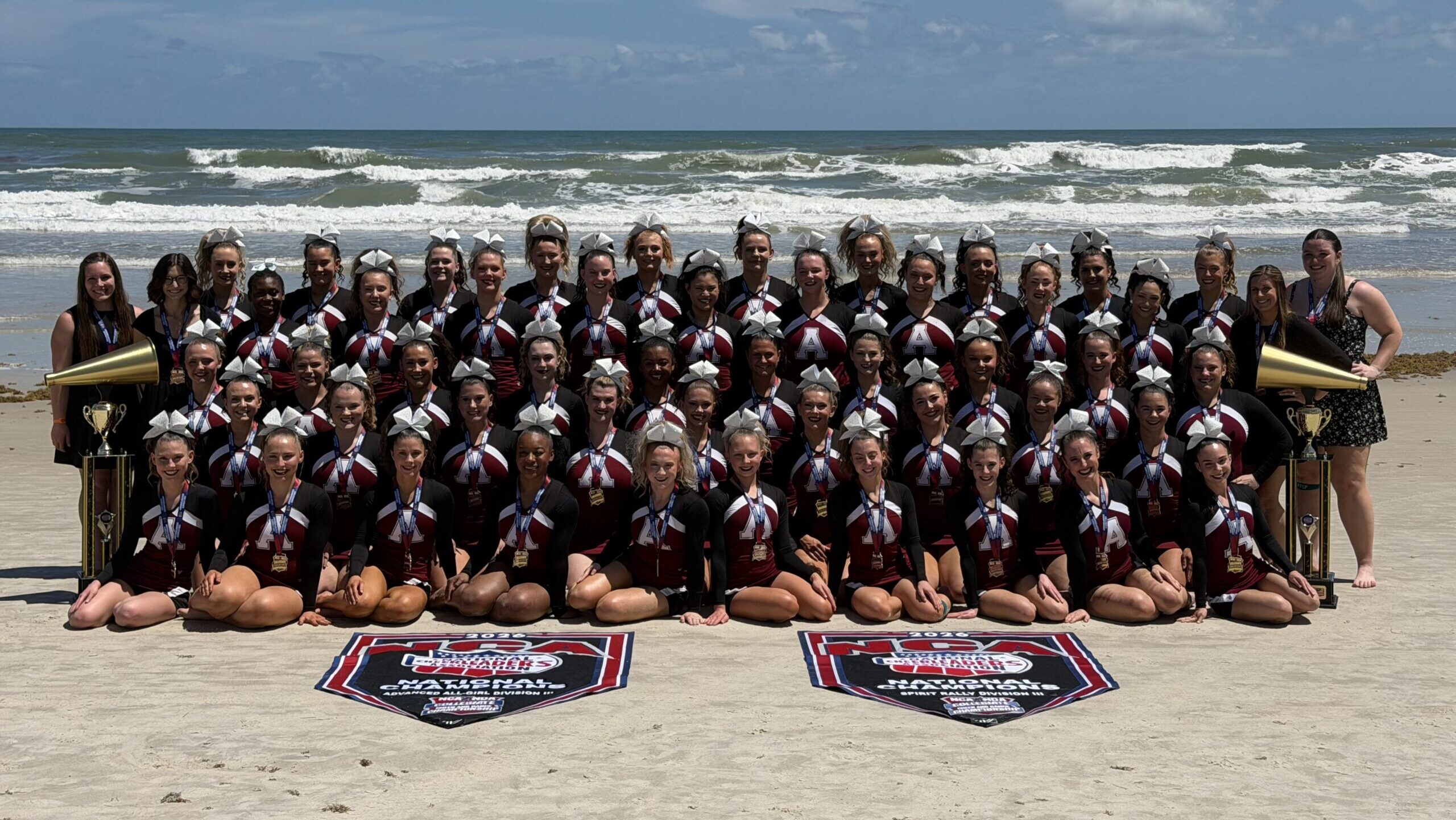 Alma College Cheer and Dance Teams Continue National Championship Dominance
